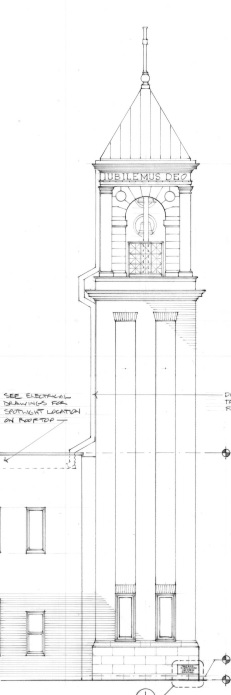 tower closeup drawing2 | Carmelite Monastery of the Infant Jesus of Prague